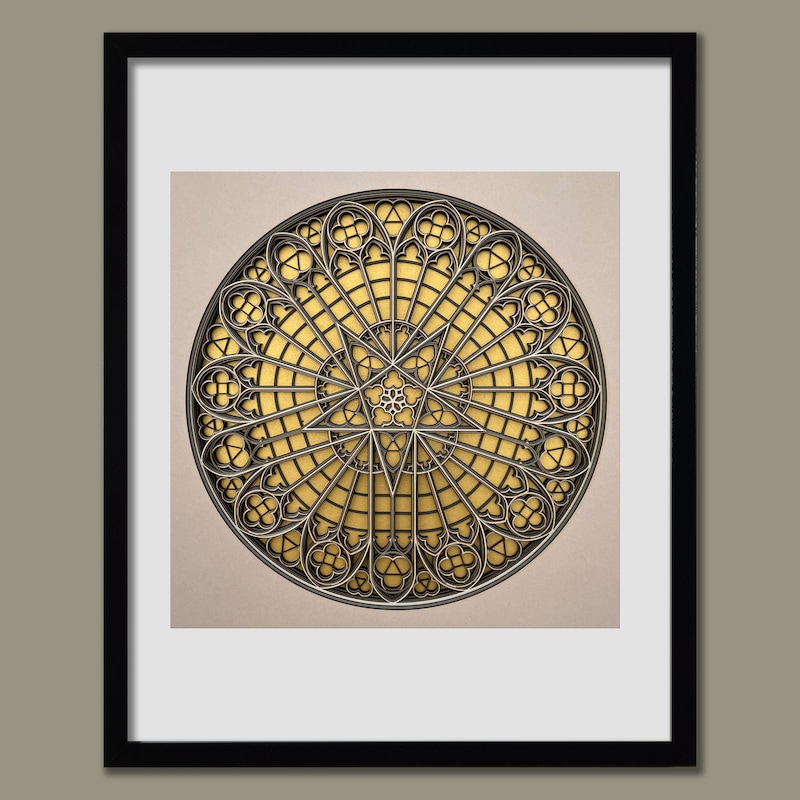 Rose Window - Etsy