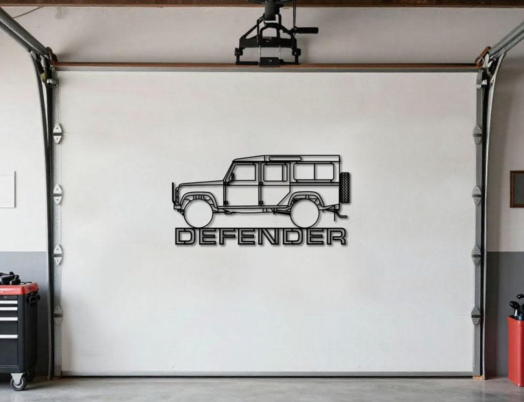 Auto Outlines - Land Rover Defender Digital File, Download Svg ...