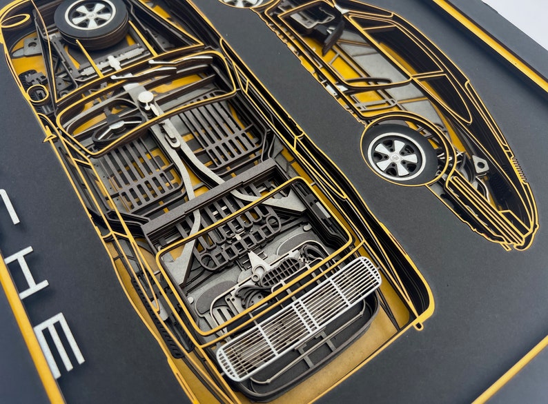 PORSCHE 911, Layered Digital File, Download SVG, Illustrator ...