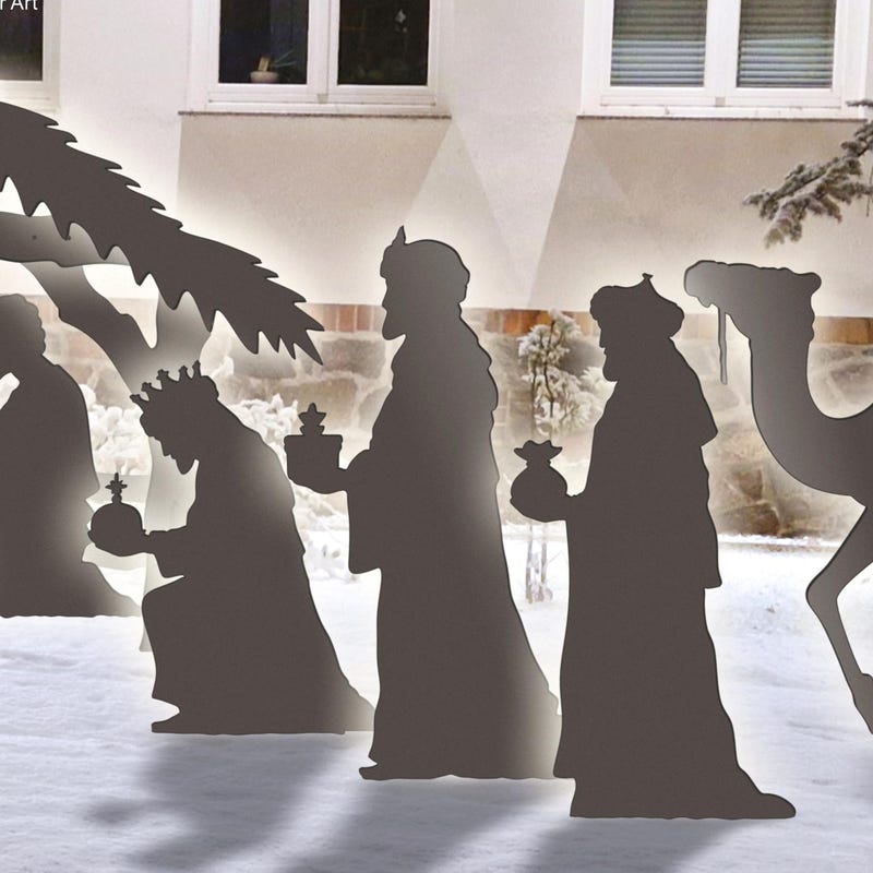 Wise Men Camels Printable - Etsy