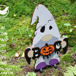 Boo Gnome SVG File | Laser Cut File | Standing Boo Gnome SVG ...