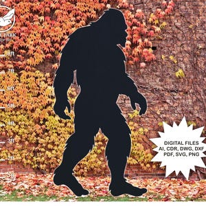 1ft, 2ft, 3ft, 4ft, 5ft, 6ft, 7ft, 8ft Bigfoot Template/printable ...