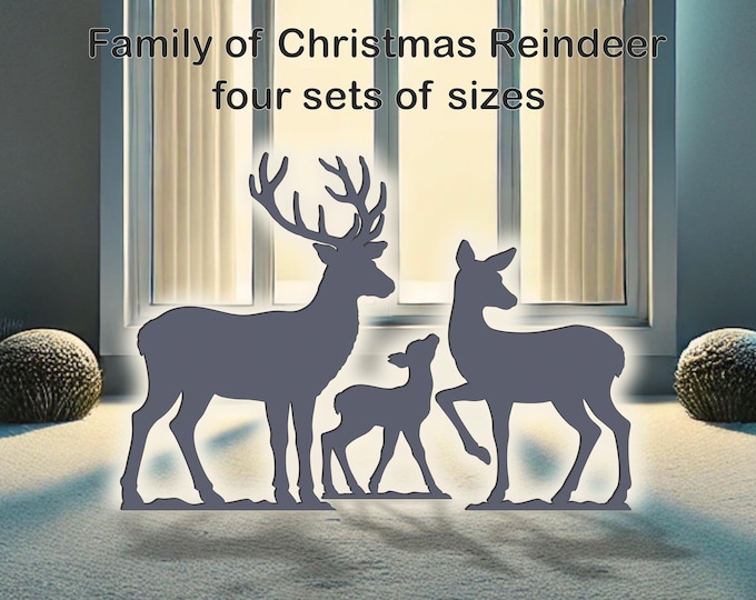 Plantilla de reno hembra de 4 pies cuando esté hecha. Plantillas ...