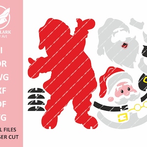 Santa Stand SVG: Laser Cut Christmas Decor (digital Download) - Etsy