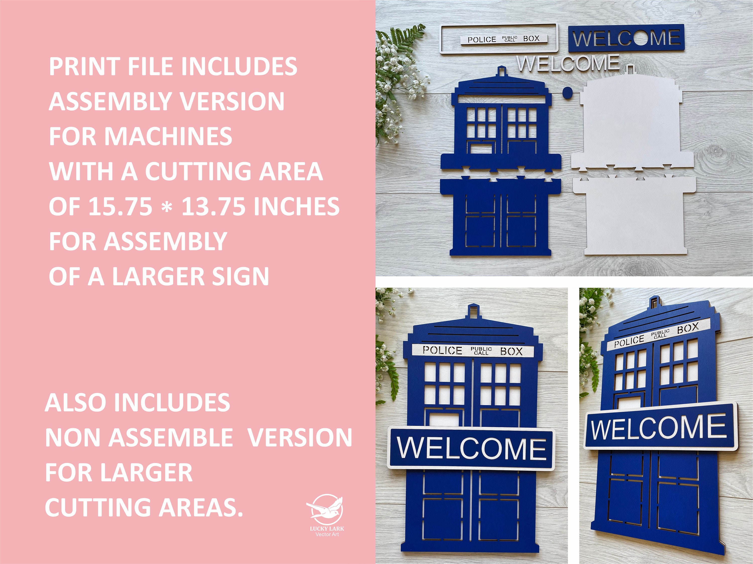 Tardis Door Hanger SVG Tardis Sign SVG Multi-layer - Etsy Australia