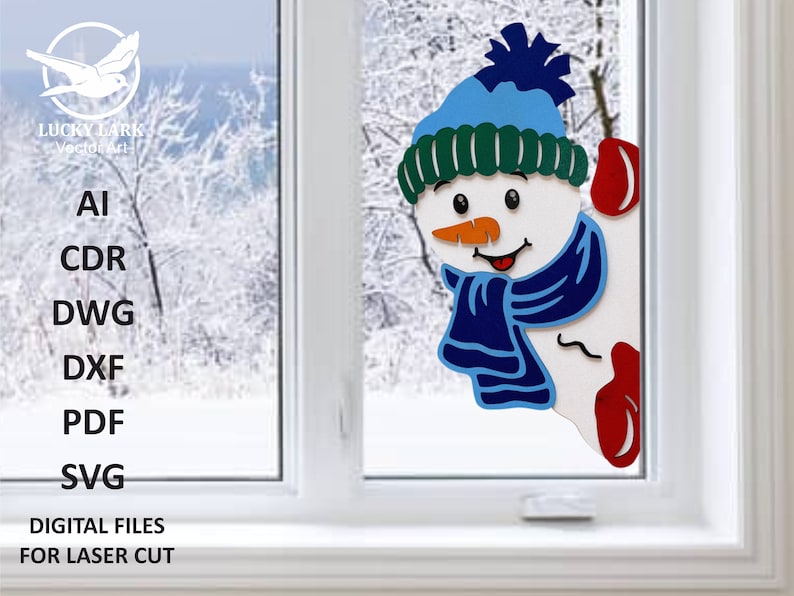 Snowman Winter Decor SVG, Christmas Door Hanger (digital File) - Etsy