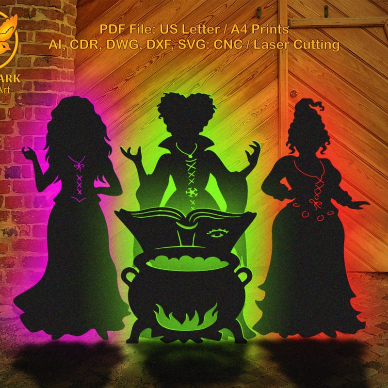 Hocus Pocu Cutouts - Etsy