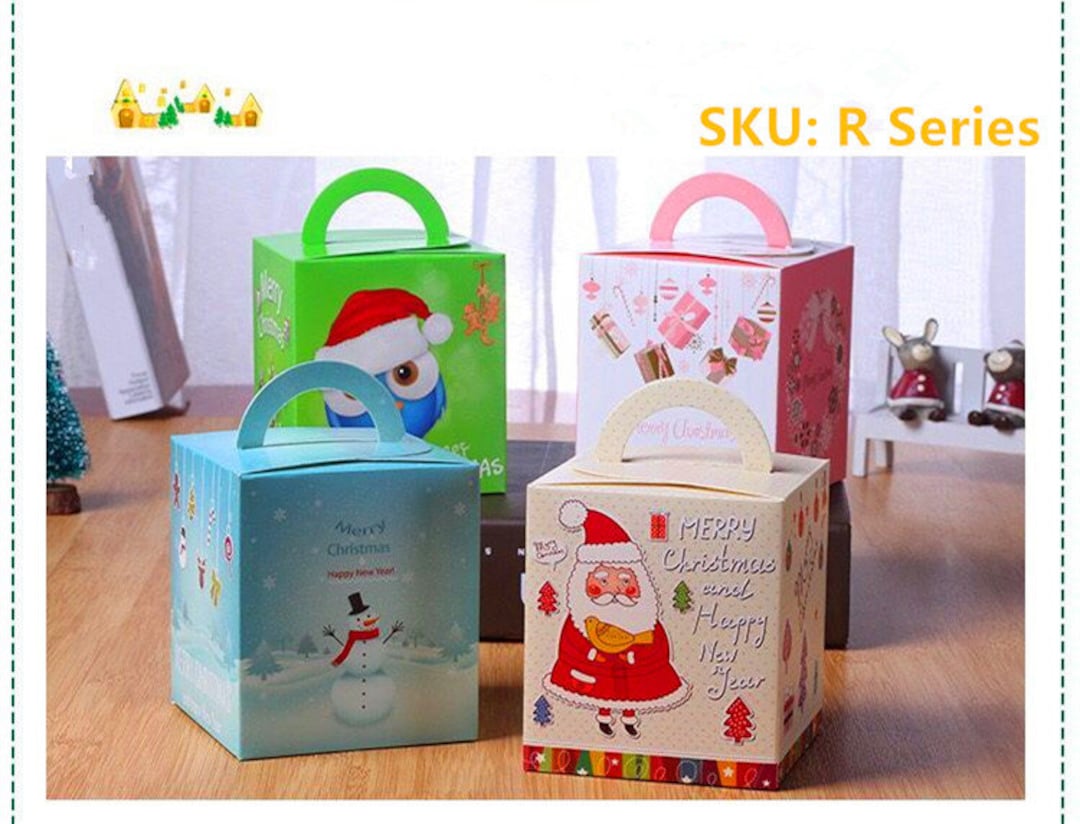 20pcs Christmas Candy Box Favor Box Holiday Packaging Birthday Treat ...