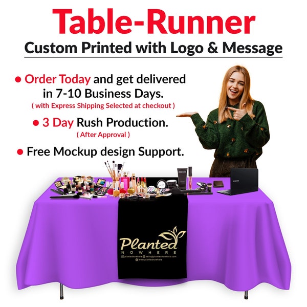 Craft Booth Table Runner - Etsy