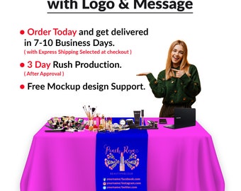 Custom Table Runner Logo - Etsy