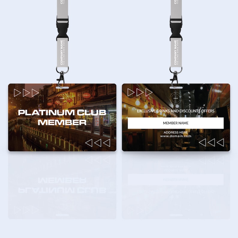 Custom ID Card, Design Your Own Id Badge, Office Badge, Employee Badge ...