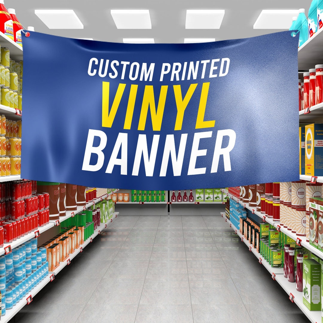 Custom Vinyl Banner: Personalized Indoor/outdoor Advertising With ...