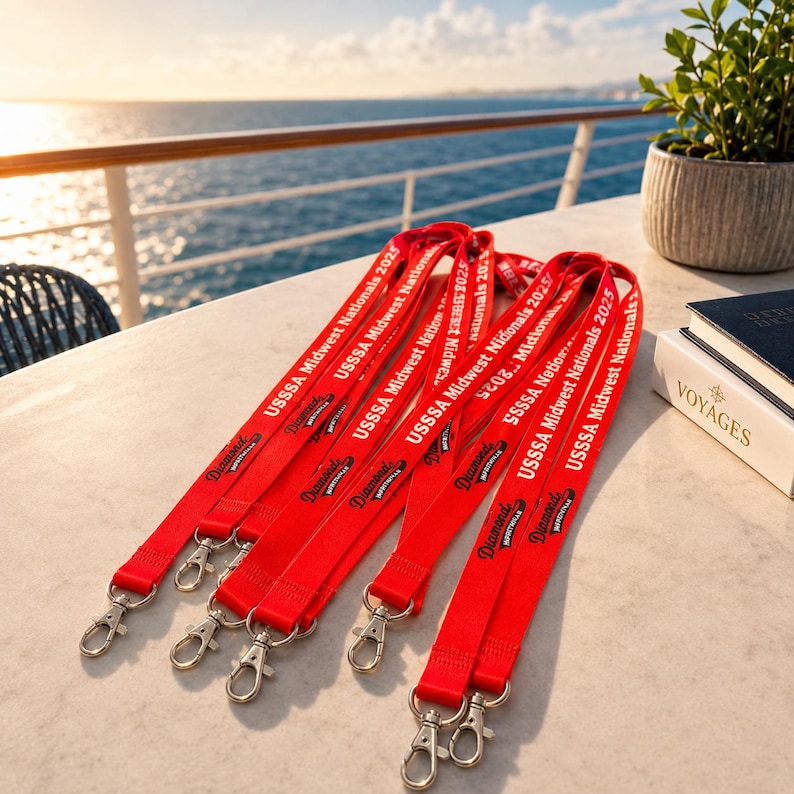 Custom Printed Lanyards for Cruise Events, Parties and Business ...