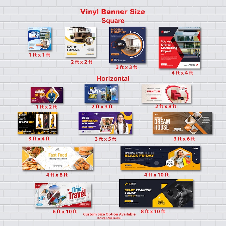 Custom Vinyl Banner: Personalized Indoor/outdoor Advertising With ...