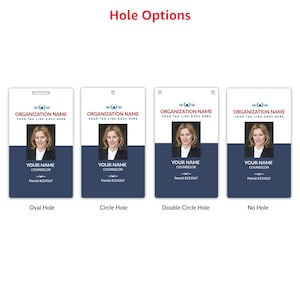 Custom ID Card | Personalized Employee Badge With Name Photo | VIP ...