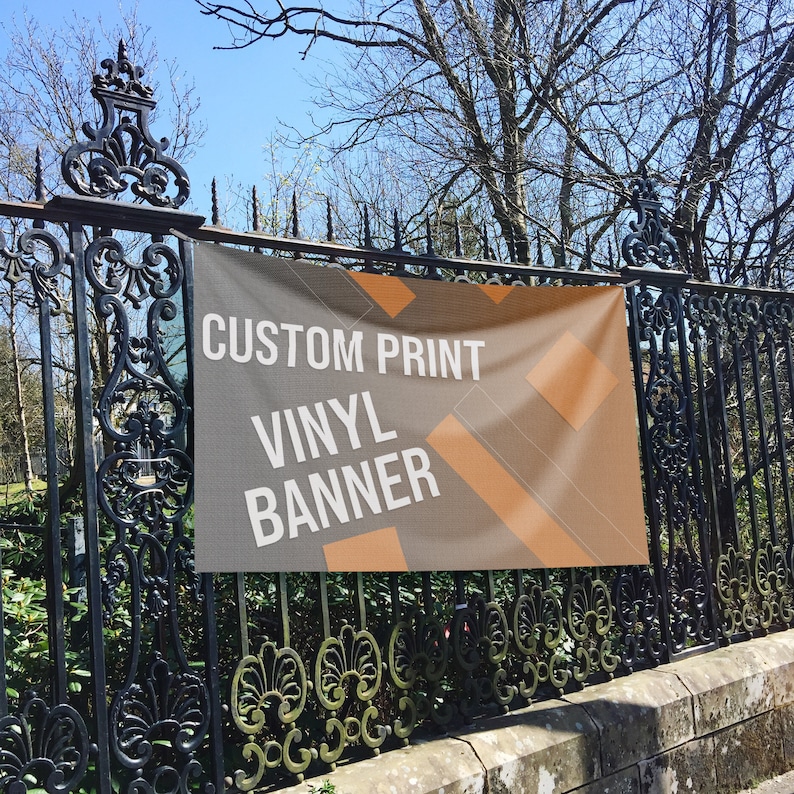 Custom Vinyl Banner: Personalized Indoor/outdoor Advertising With ...