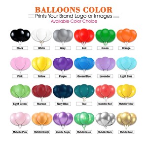 Custom Printed Latex Balloon With Logo, Customized Balloons Printing ...