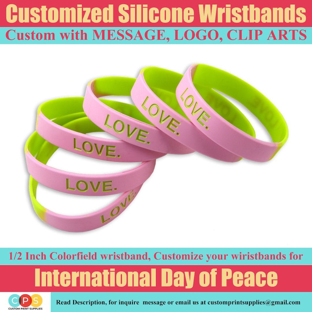 Custom Wristbands - Rubber Bracelet - Silicone Wristbands - Events ...