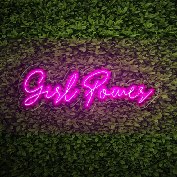 Girl Power LED Neon Girl Power LED Neon Lighting Lamps Home & Living ...