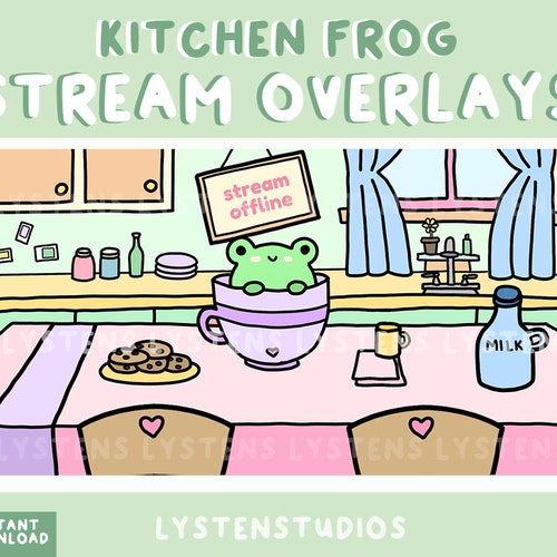 Shopping Frog Stream Overlay Screens / Starting Soon / Be - Etsy