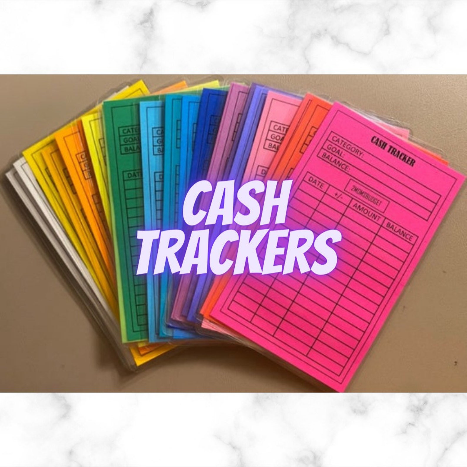 Cash Tracker Expense Tracker Cash Envelope System | Etsy
