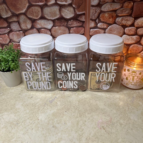 New Home Savings Our First Home Fund Money Jar Decal | Etsy