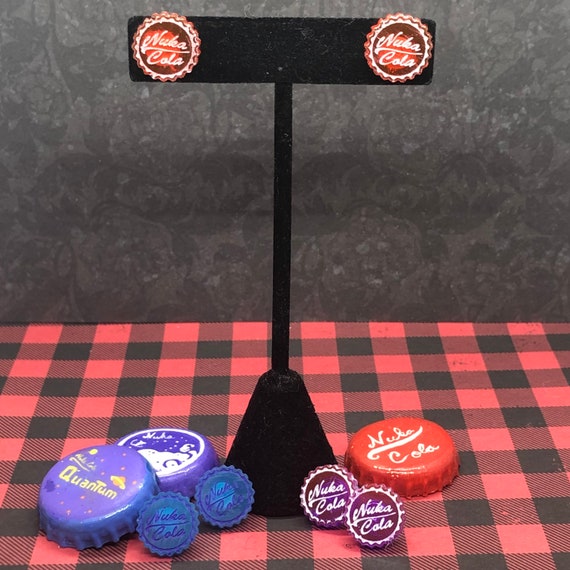 Fallout Bottlecap Earrings - Etsy