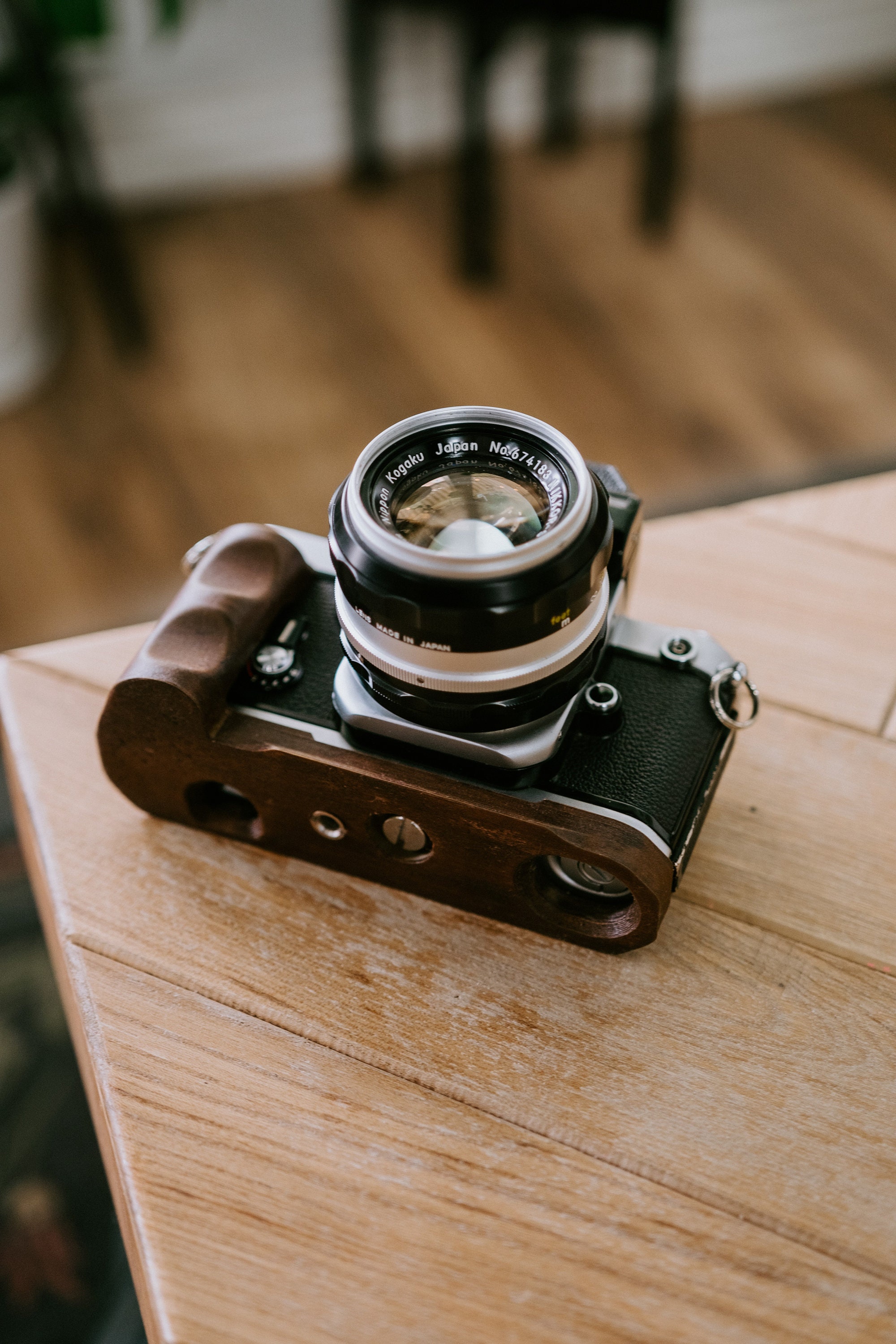 Wood Grip for Nikon F2 With Arca Swiss Mount | 3D Printed Wood | - Etsy