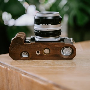 Wood Grip for Nikon F2 With Arca Swiss Mount | 3D Printed Wood | - Etsy