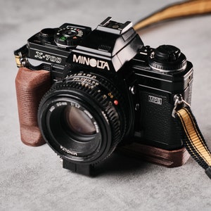 Minolta X-700 Camera Grip | 3D Printed Wood | - Etsy