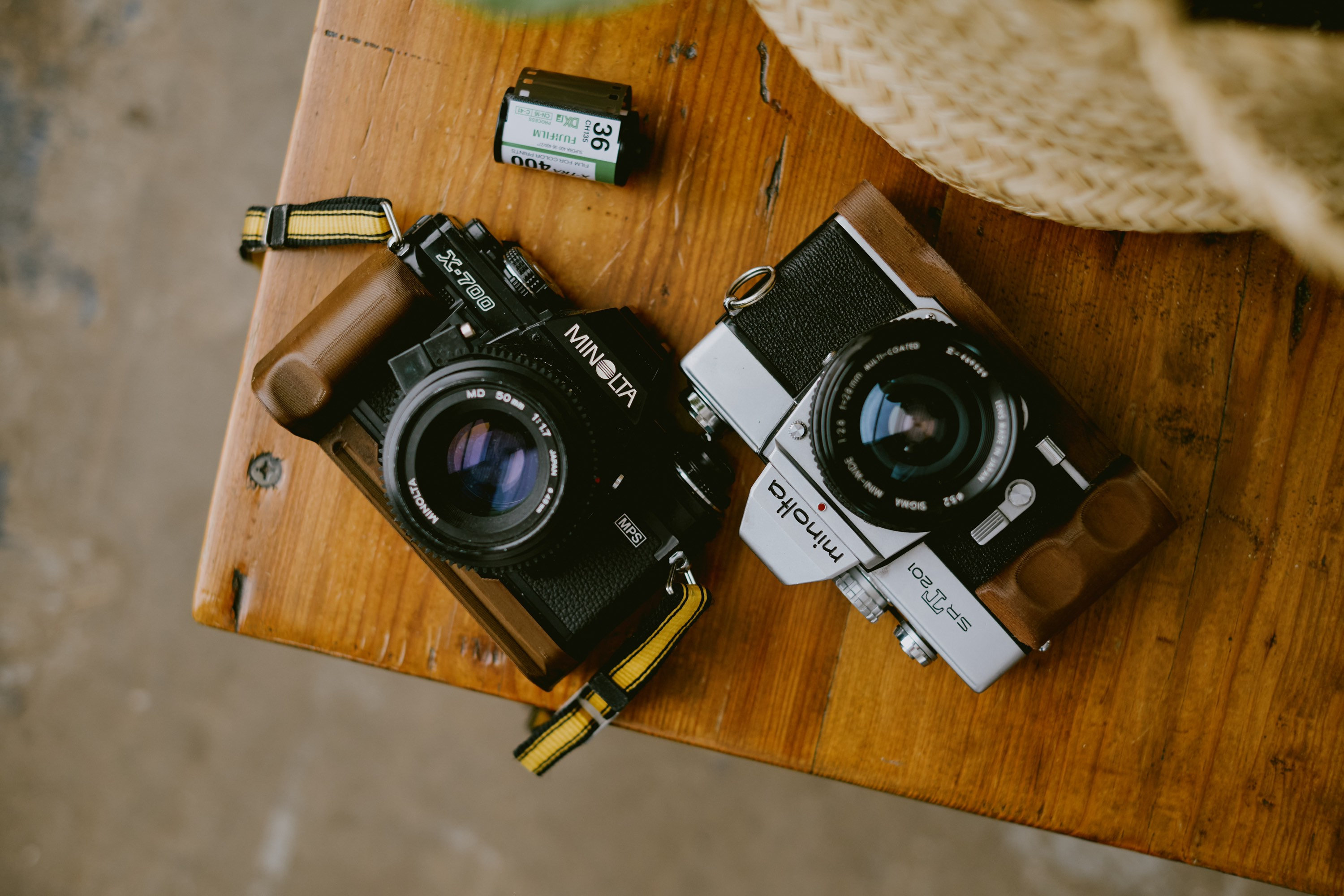 Wood Grip for Minolta SRT 201, 202, 200, 101, 100 Ect With Arca Swiss ...