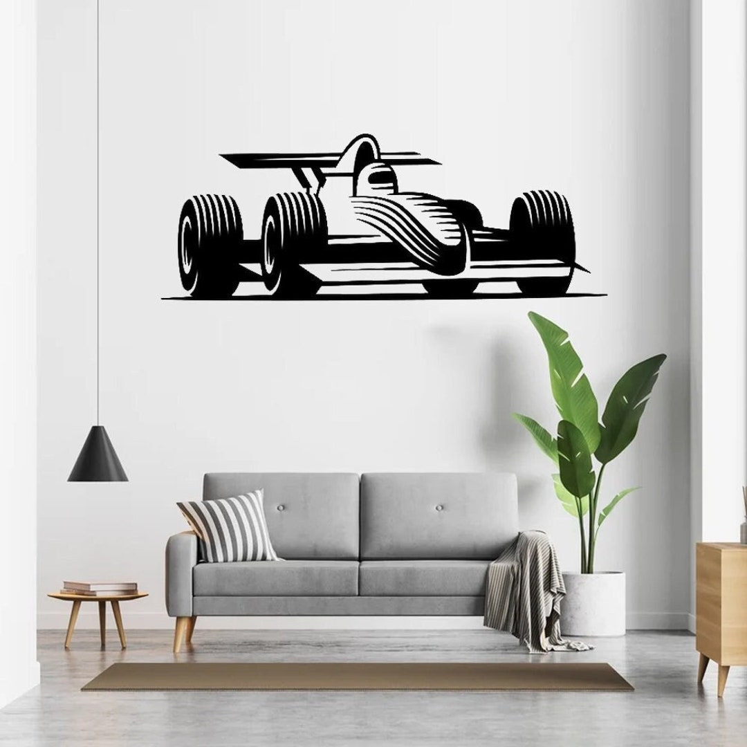 Formula 1 Metal Wall Decor Racing Car Metal Wall Gift Racing - Etsy