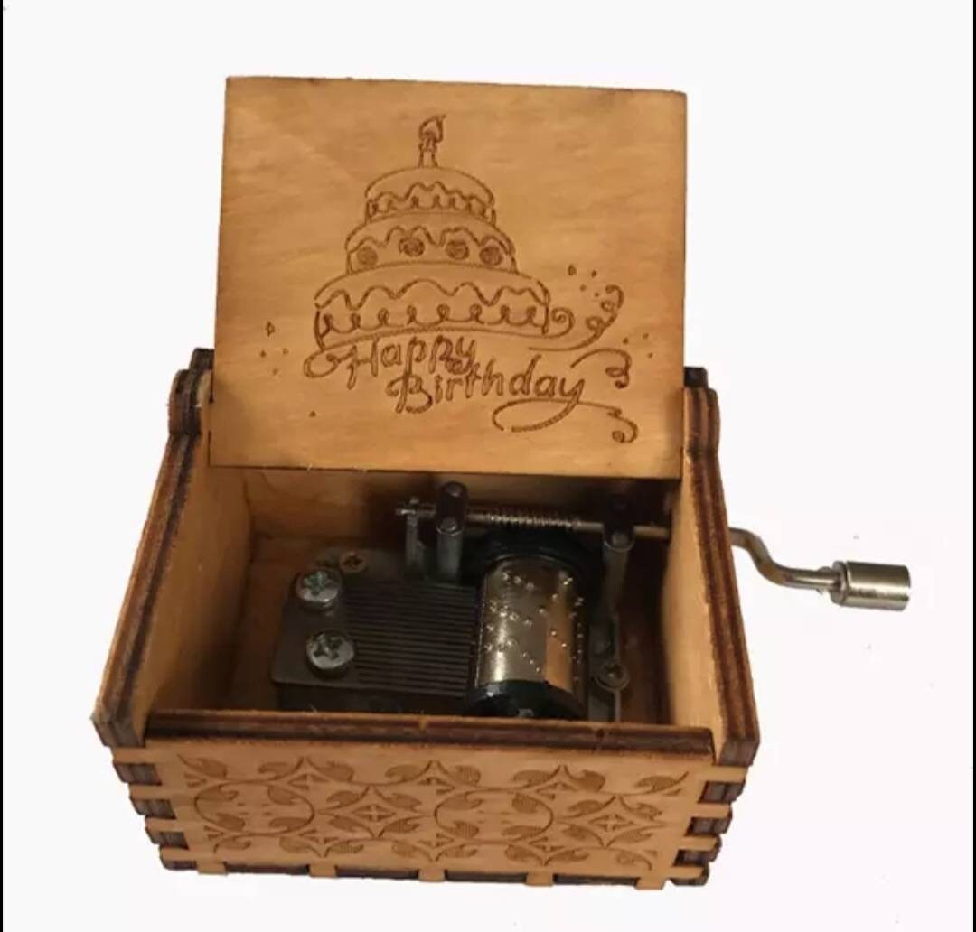 Happy Birthday Mini Music Box - Etsy