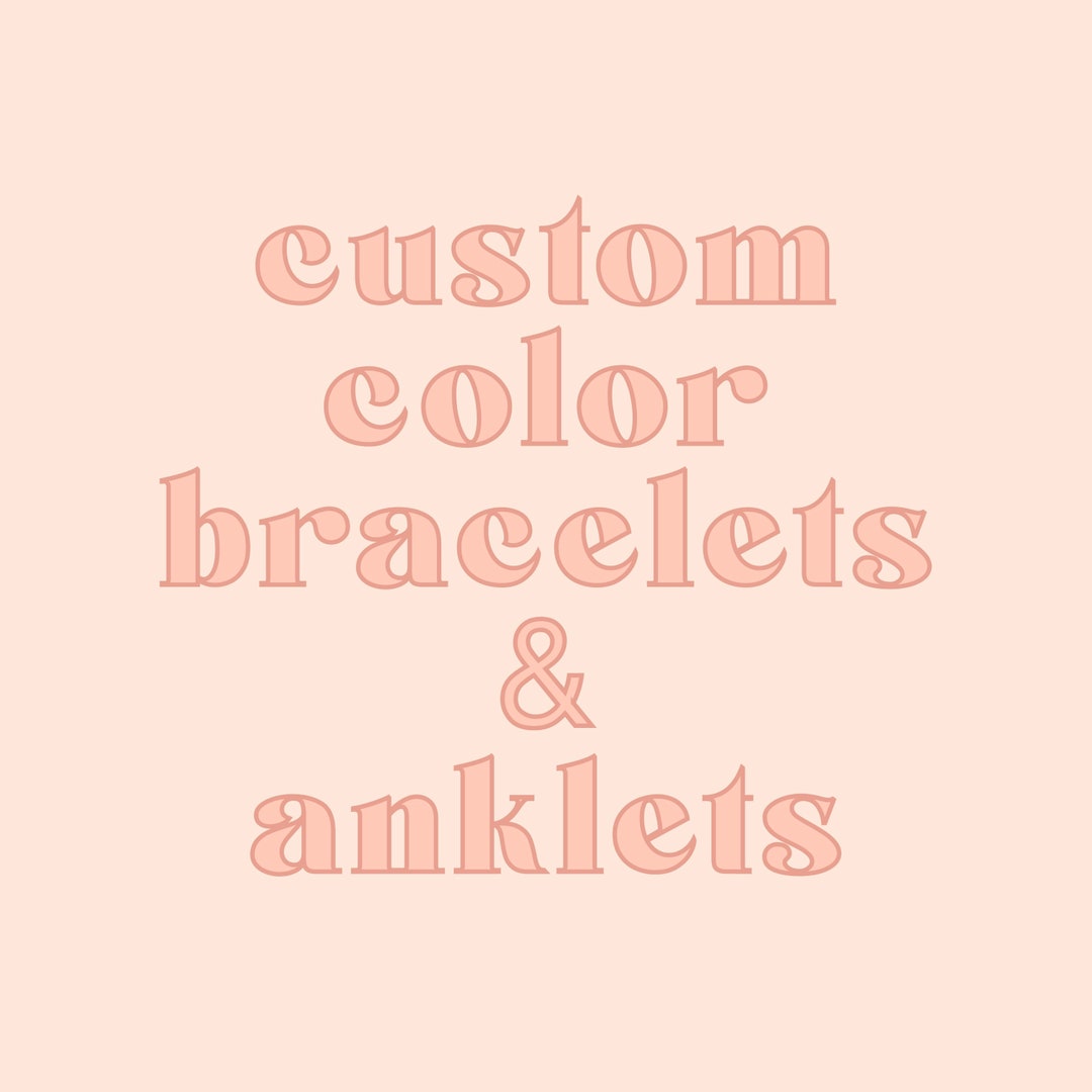 Custom Color Daisy Seed Bead Bracelet/anklet / Stacking / Daisy Chain ...