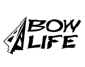 Bow Life Decal | Etsy