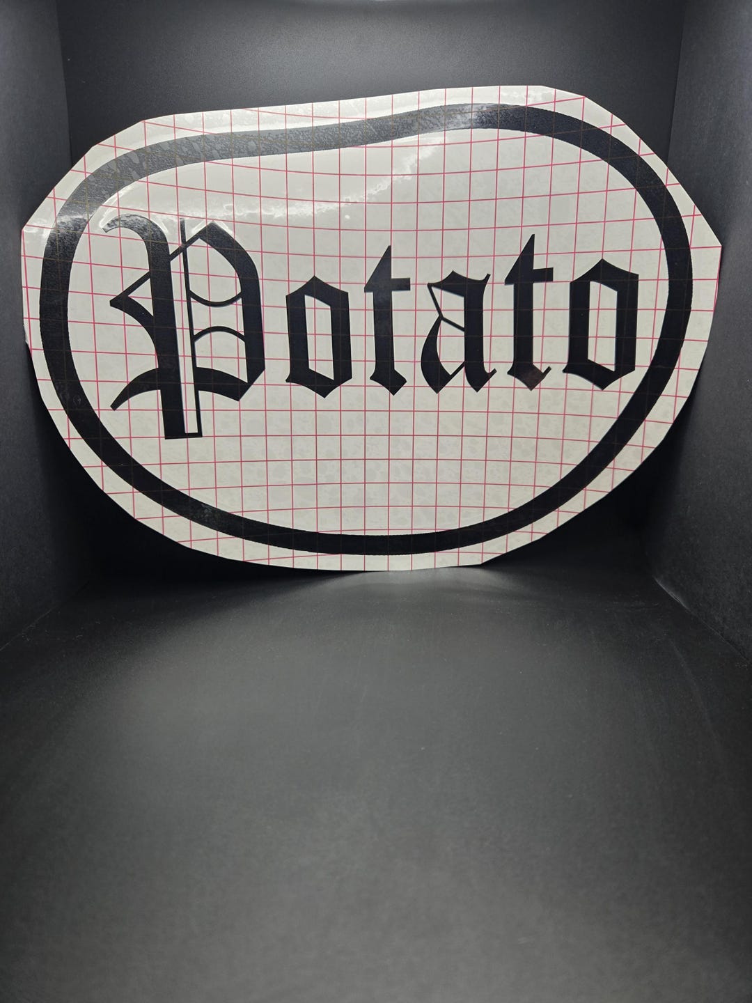 Vinyl Sticker of Tuber Outline With the Word "potato" Inside. - Etsy