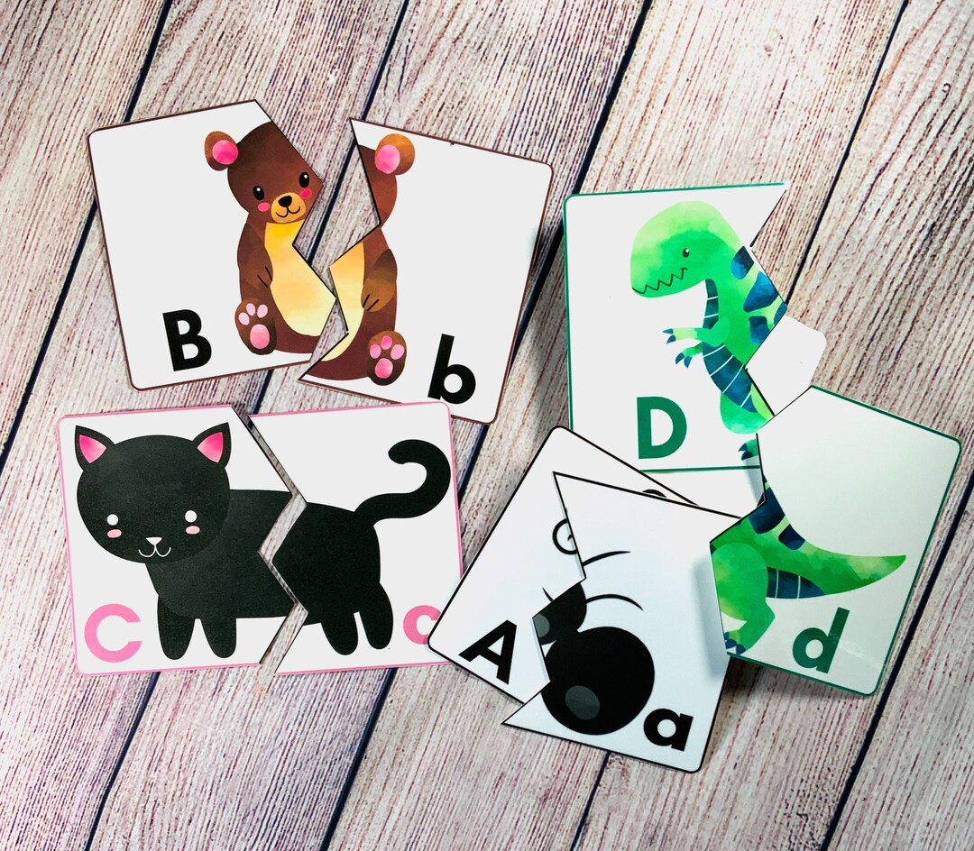 Alphabet Puzzle Cards | Printable A to Z Puzzle| Letter Recognition ...