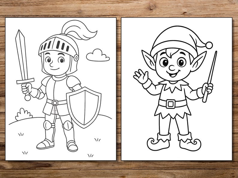 Fairy Tale Coloring Pages for Kids – 25 Magical Printable Sheets ...