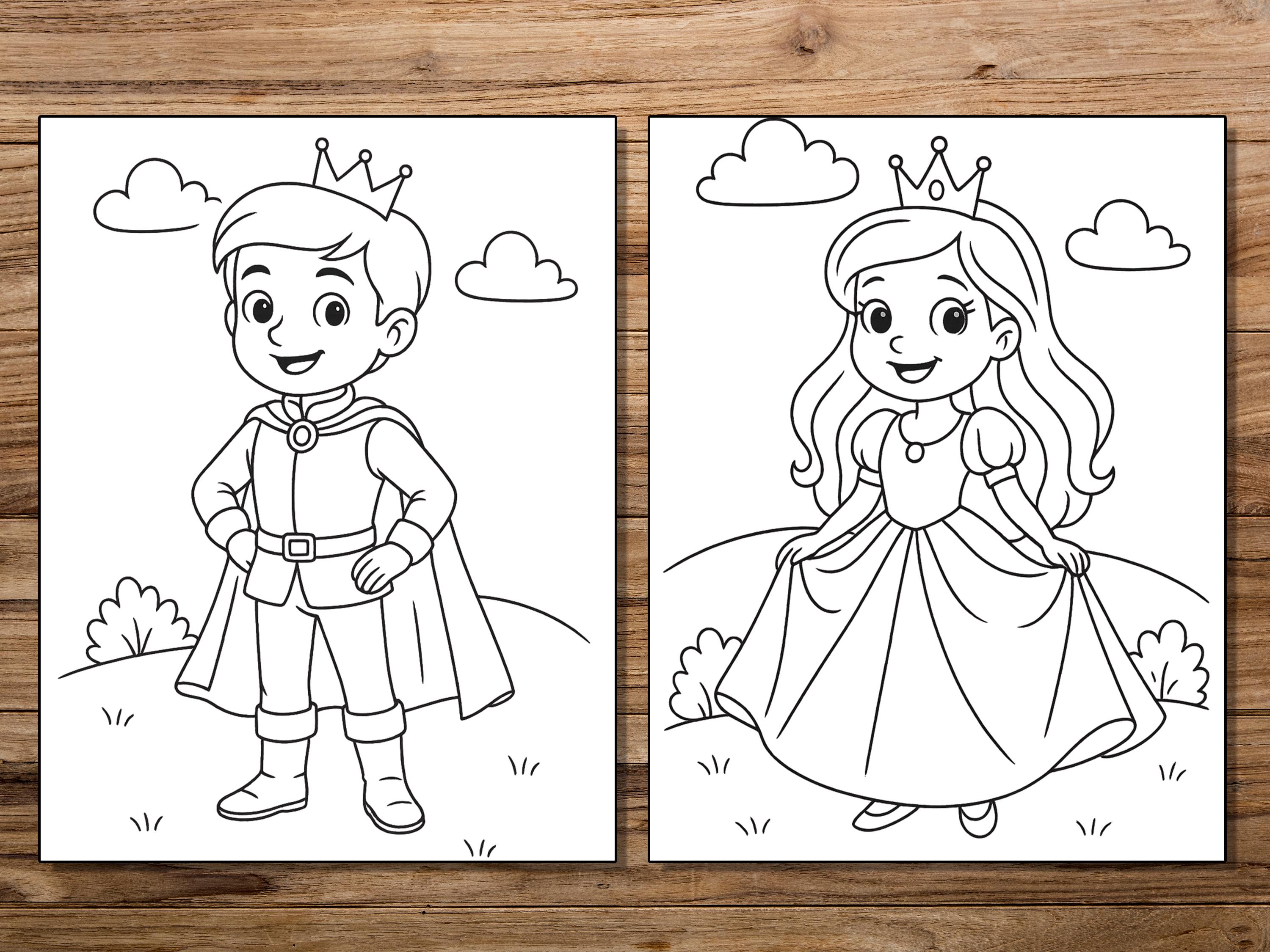Fairy Tale Coloring Pages for Kids – 25 Magical Printable Sheets ...