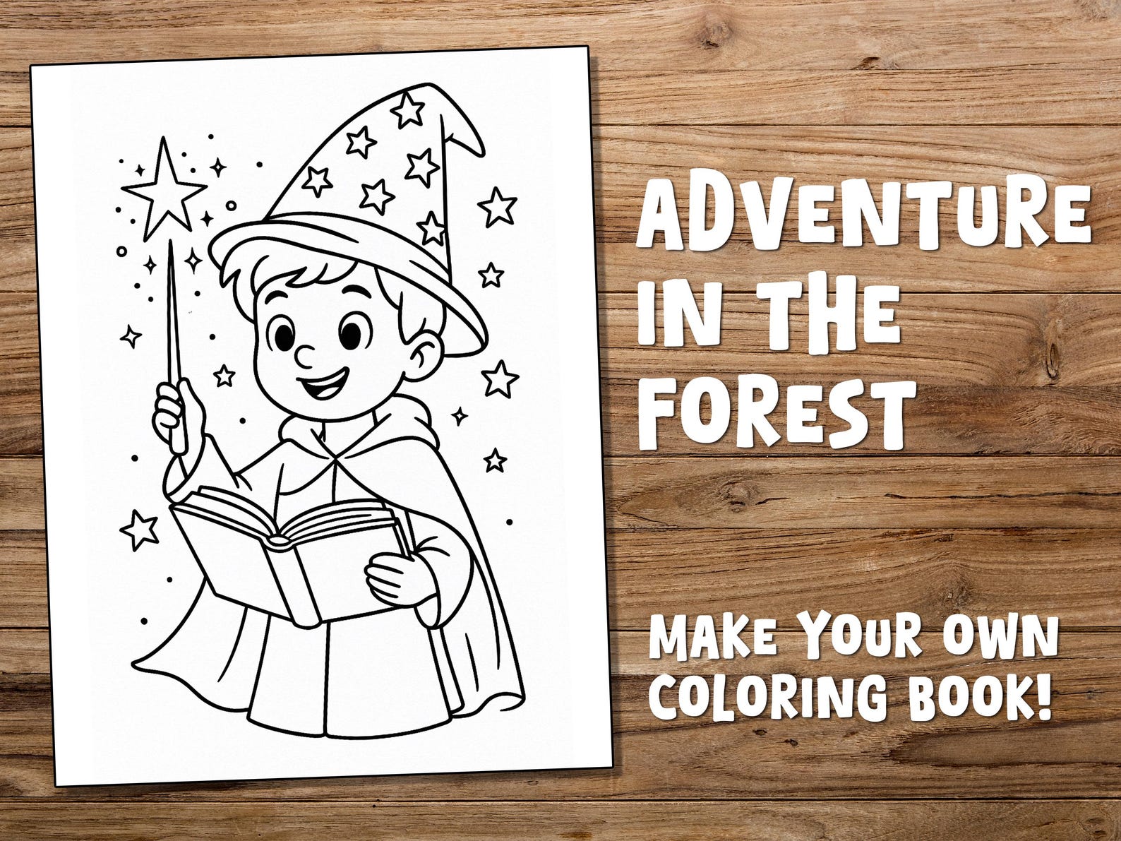 Magic School Coloring Book for Kids | 21 Fun Pages | Wizard Adventures ...