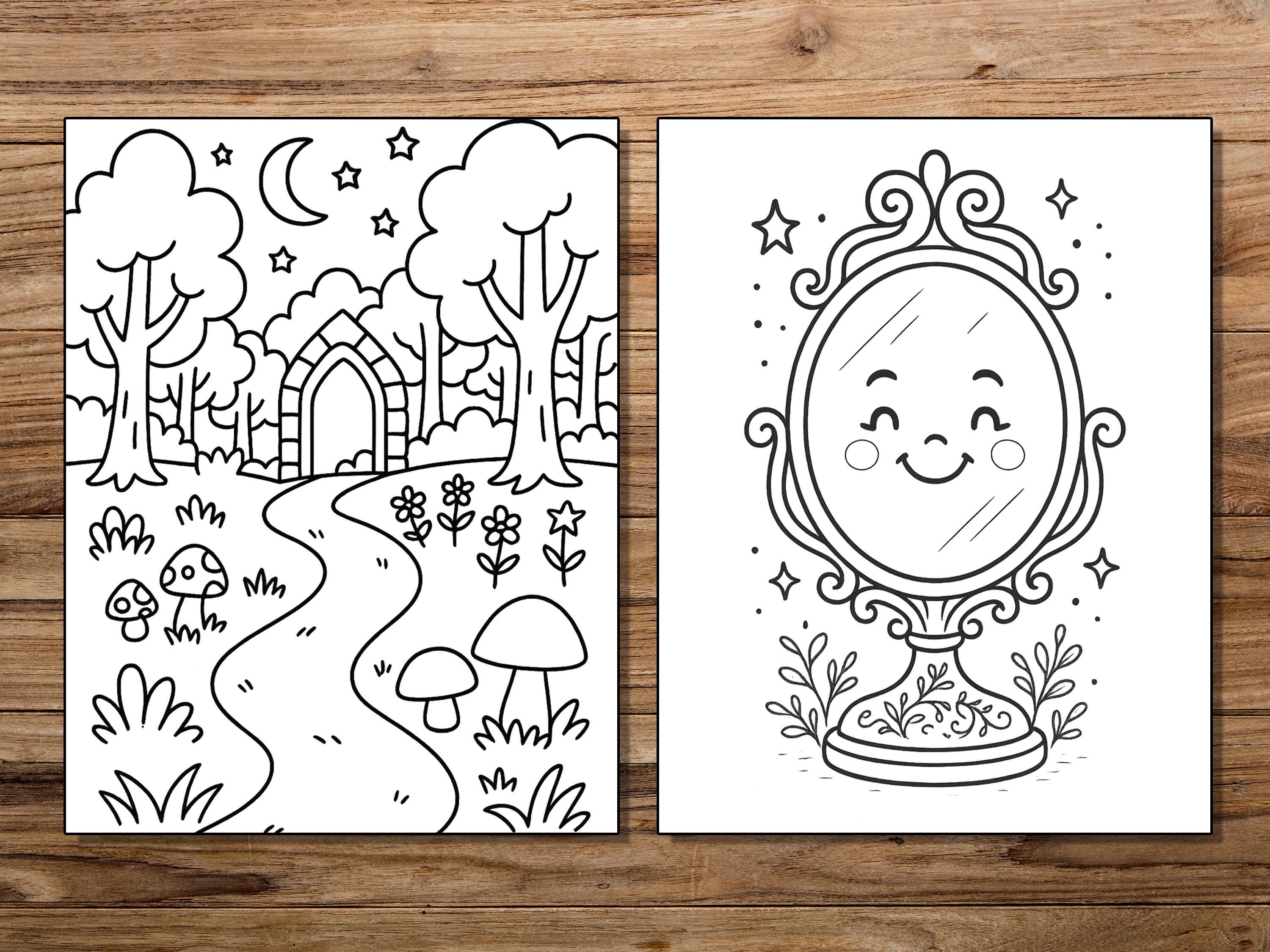 Fairy Tale Coloring Pages for Kids – 25 Magical Printable Sheets ...