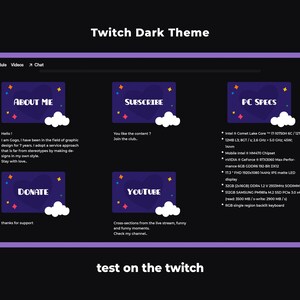 Purple Love Twitch Panels - Etsy