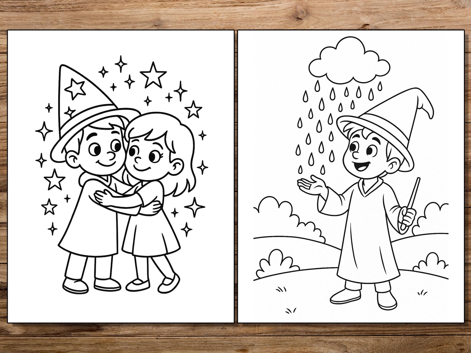 Magic School Coloring Book for Kids | 21 Fun Pages | Wizard Adventures ...