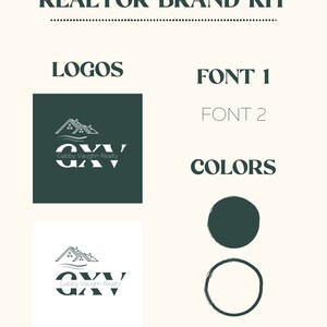 Realtor LOGO + Brand Kit + Business Cards + Thank You Cards - Etsy