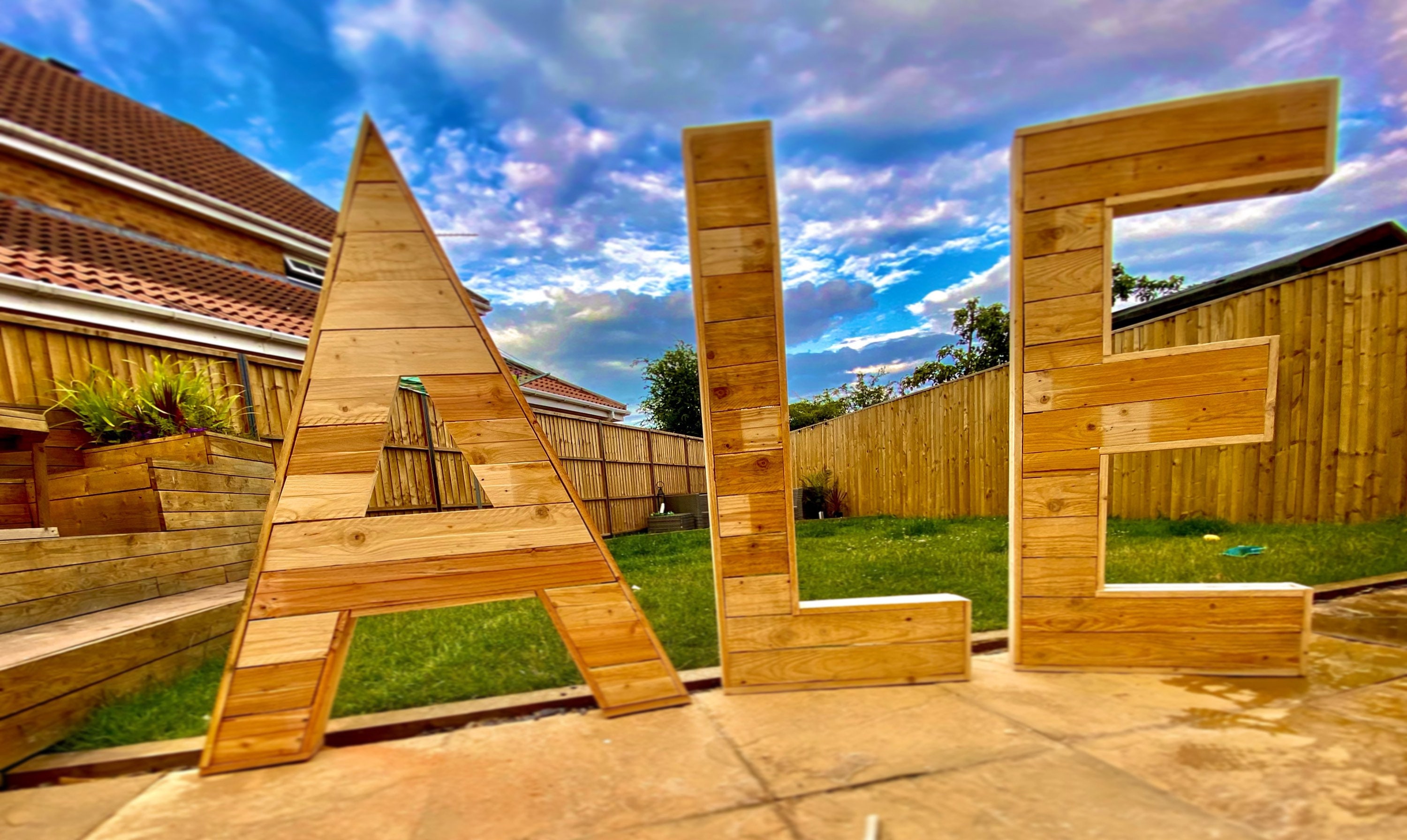 Large Wooden Letters | Etsy