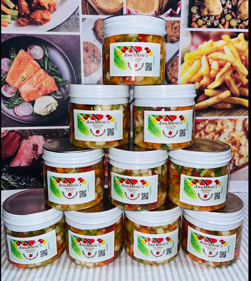 Trinidad Pepper Sauce - Etsy
