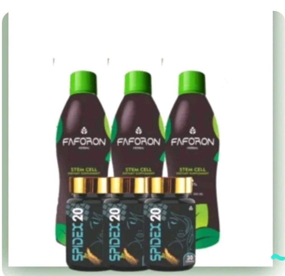 3 Faforlife & 3 SPIDEX20 COMBO, Multi Cure Stem Cell Dietary Suppliment ...