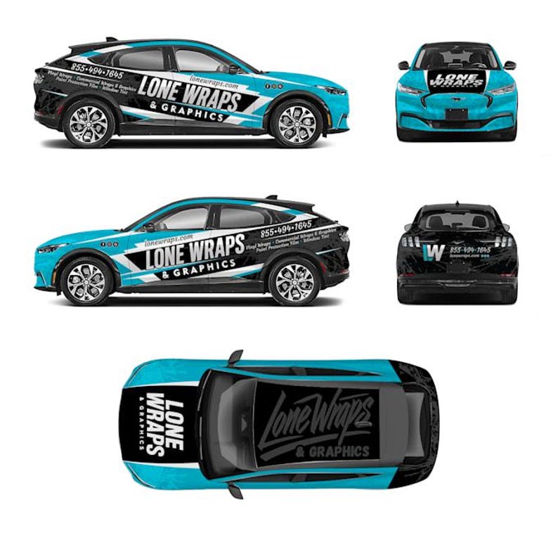Custom Vehicle Wrap Design: Print-ready Graphics Service - Etsy