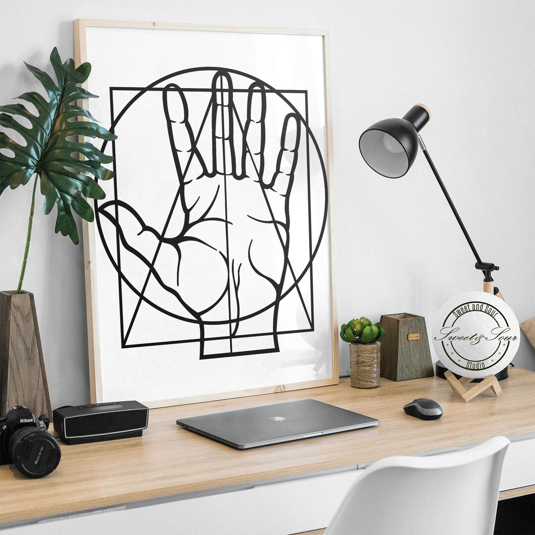 Leonardo Da Vinci/ Vitruvian Man/ Renaissance Anatomy/ SVG/ DXF/ Eps ...