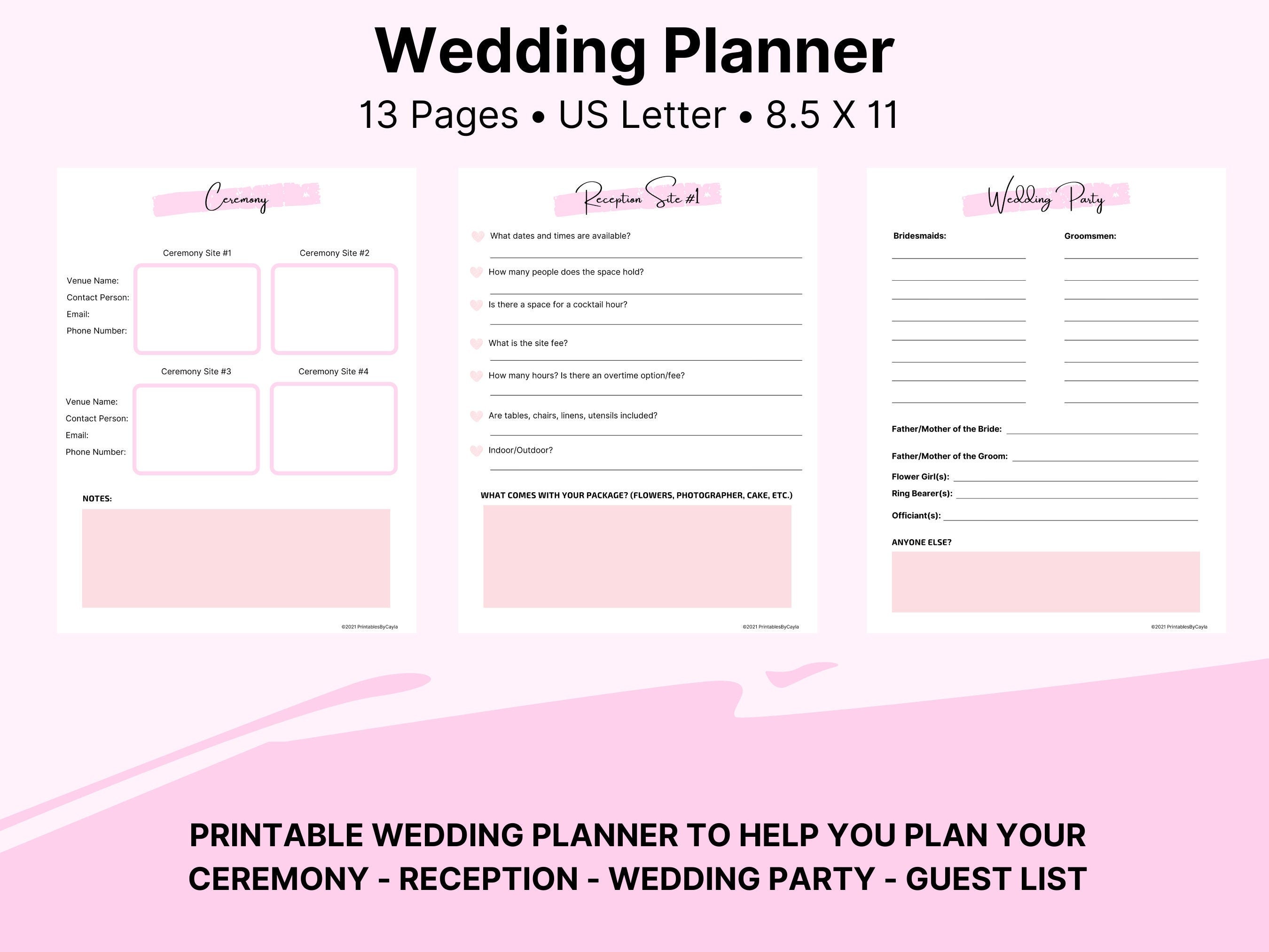 Wedding Planner | Easy Wedding Planner | Ceremony | Reception | Wedding ...